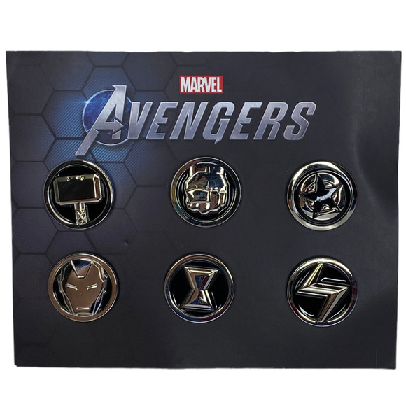 Marvel | Other | Marvel Avengers Pins Set Of 6 New In Packaging | Poshmark